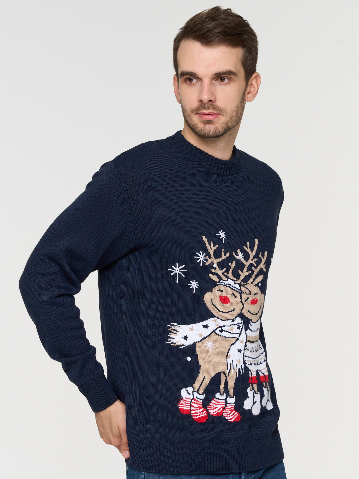 Джемпер NewVay 5232-12370 т.синий/белый/алый/латте купить с доставкой по России | Интернет ...