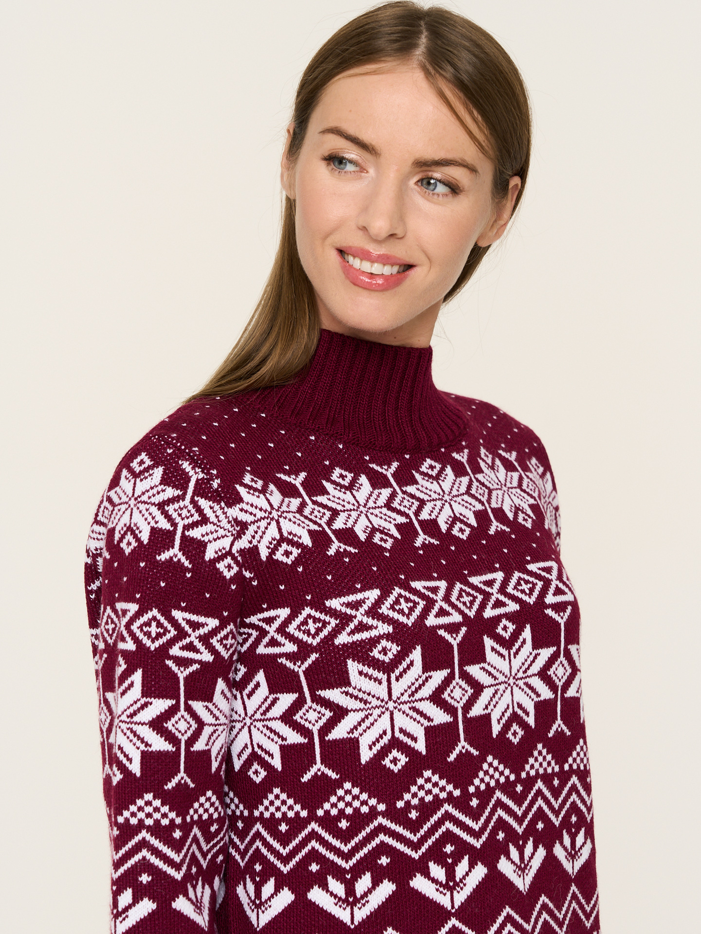 Джемпер NewVay 5232-41304 винная груша/белый купить с доставкой по России | Интернет-магазин ...